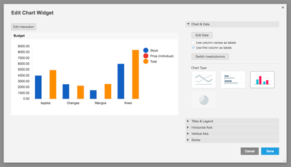 Compare Live Data with a Chart | Smartsheet Learning Center